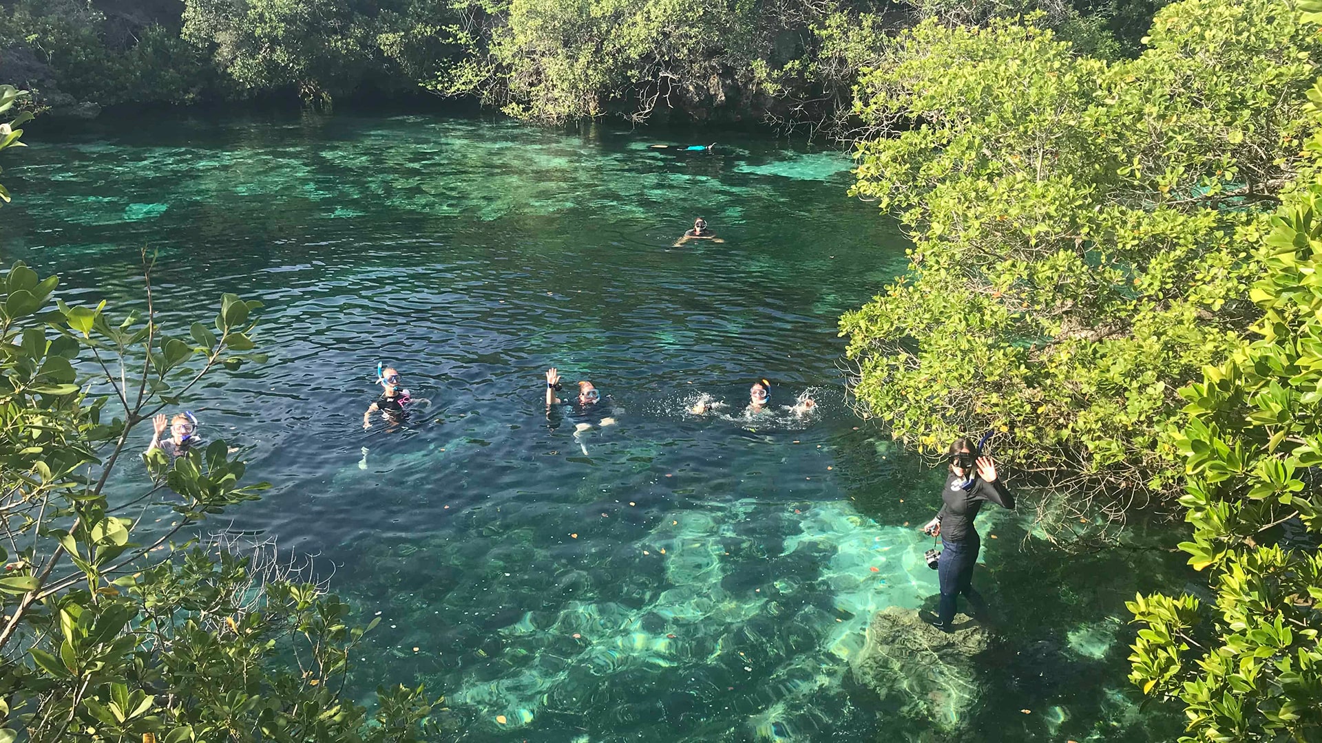 Swim in A Hidden Lagoon | The Secret Lagoon in Mafia Island